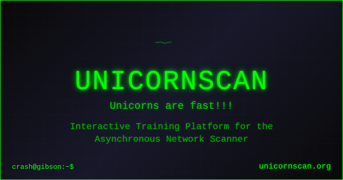 Getting Started | Unicornscan Documentation | Unicornscan | Unicornscan